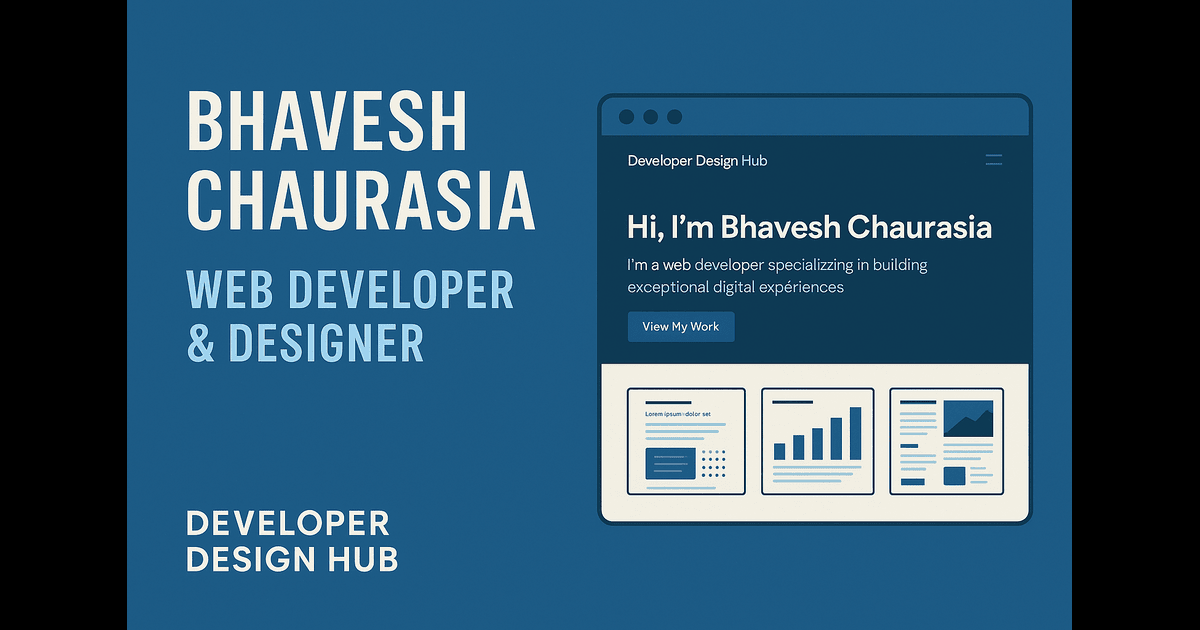 Developer Design Hub | Bhavesh Chaurasia – Web Developer